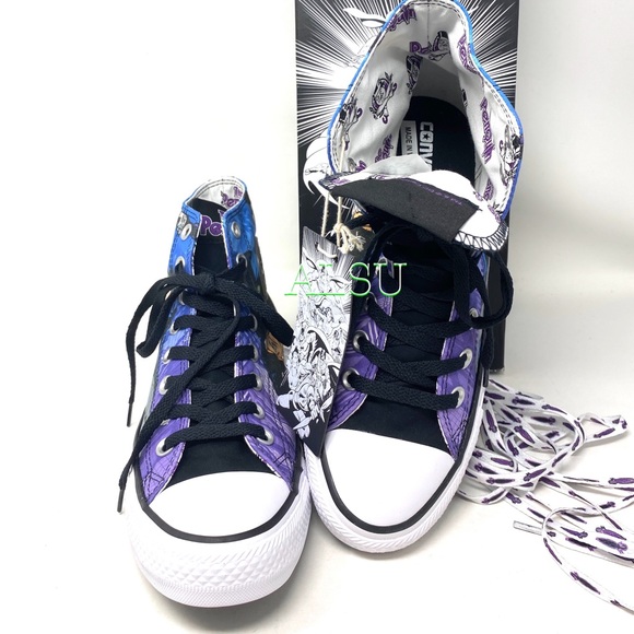 Converse | Shoes | Converse X Dc Comics Ctas High Black Allium Women ...